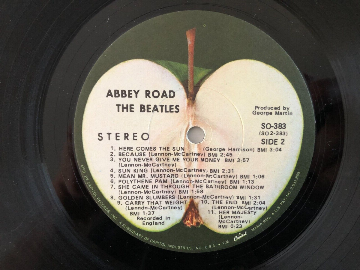 Logo For Beatles Capitol Records WE CAN WORK IT OUT The Beatles