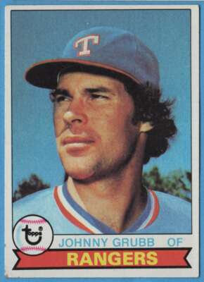 1979 Topps Johnny Grubb #198 Texas Rangers | eBay