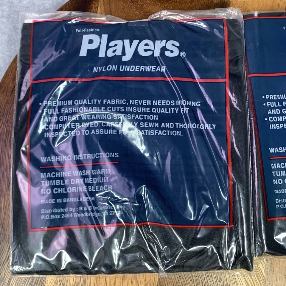 Players Boxer Shorts & Tank Top Set Men’s 3XL Black Luxurious Nylon ...