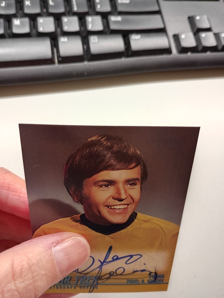 Walt1er Koenig Chekov 1998 Skybox Star Trek TOS Autograph A28 | eBay