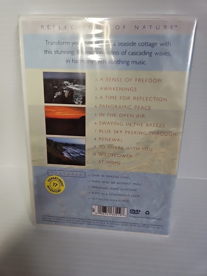 Reflection Of Nature Waves Dvd Pictures And Wave Sounds With Soothing ...