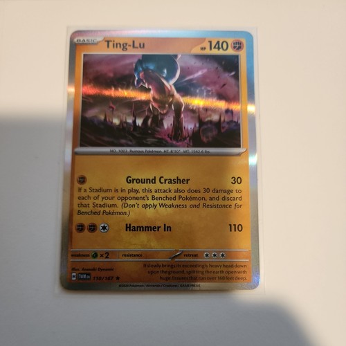 Ting-Lu 110/167 Holo Rare Scarlet & Violet: Twilight Masquerade Pokemon ...