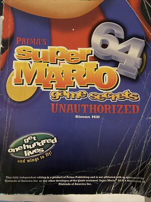 Prima's Super Mario 64 Game Secrets Unauthorized Strategy Guide N64 ...