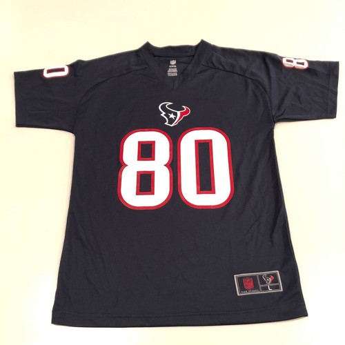 Houston Texans NFL Teams Apparel Jersey A. Johnson #80 Size Youth Large ...