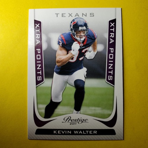 KEVIN WALTER - 26/50 - XTRA POINTS #81 HOUSTON TEXANS 2011 PRESTIGE NFL ...