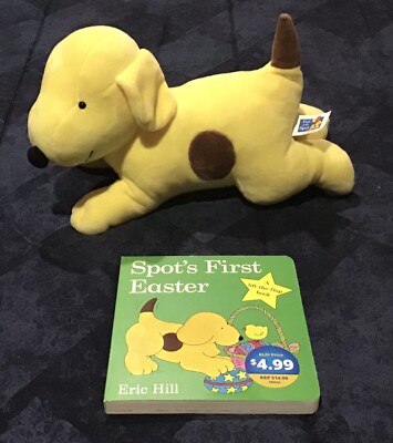 SPOT DOG Character Toy Spot Spot Lovable Spot 28cm Plush & Board Book ...