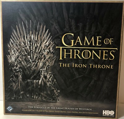 Game of Thrones The Iron Throne Game by FFG Fantasy Flight Games 2016 ...