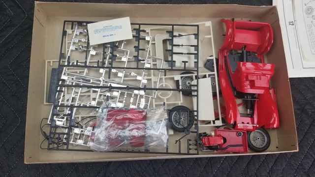 Vintage Entex MG TC 1/16 Scale The Classic Sports Car Model Kit No 8223 ...