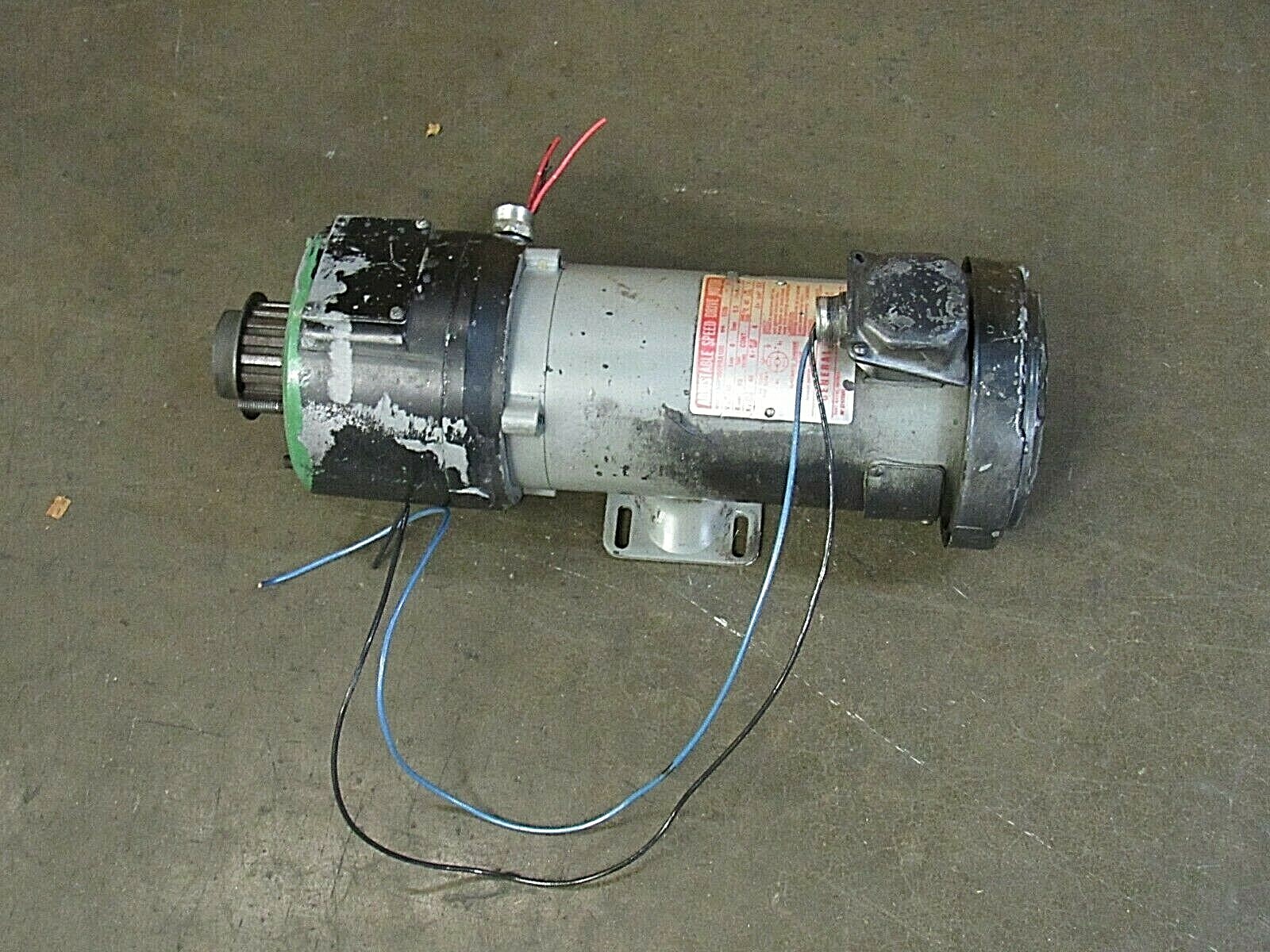 GE GENERAL ELECTRIC ADJUSTABLE SPEED DRIVE MOTOR 5BPB56PAA100 3/4 .75 ...