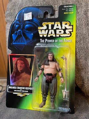 NEW ! Hasbro Kenner Star Wars Power Of The Force Malakili Rancor Keeper ...
