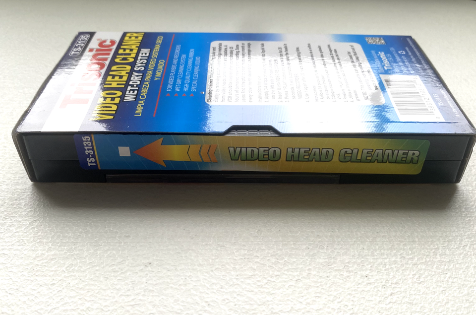 VHS VCR Video Head Cleaner (CLEANING SOLUTION NOT INCLUDED) | eBay