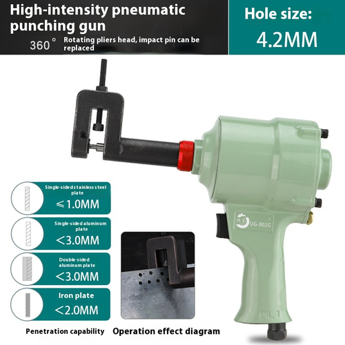 Pneumatic Light Steel Stud Clamp Single-Handed Riveting Clamp Rivetless ...