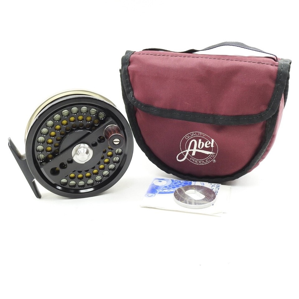 Abel #3N AR Fly Fishing Reel. Gold Frame. Anti-Reverse. Made in USA. W ...