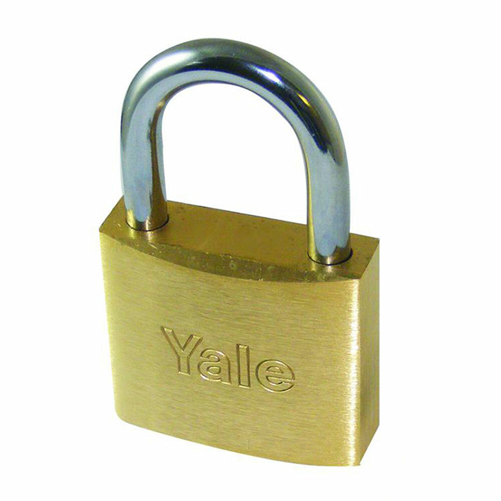 Yale 750 Brass Padlock 50mm Steel Shackle (B-750) | eBay