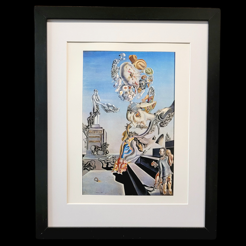 Salvador Dali The Lugubrious Game Signed in the Print Surrealism Framed ...