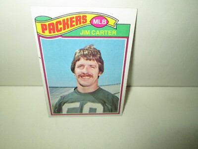 JIM CARTER 1977 TOPPS FOOTBALL CARD #287 GREEN BAY PACKERS LB Exc | eBay