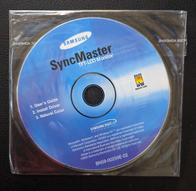 Samsung SyncMaster User's Guide/Install Driver for TFT-LCD Monitor ...