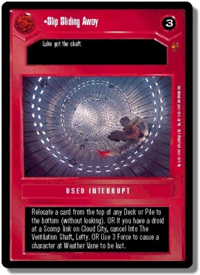 3x Slip Sliding Away - Very Rare Foil Damaged Reflections - BB (Star Wars - Dec | eBay