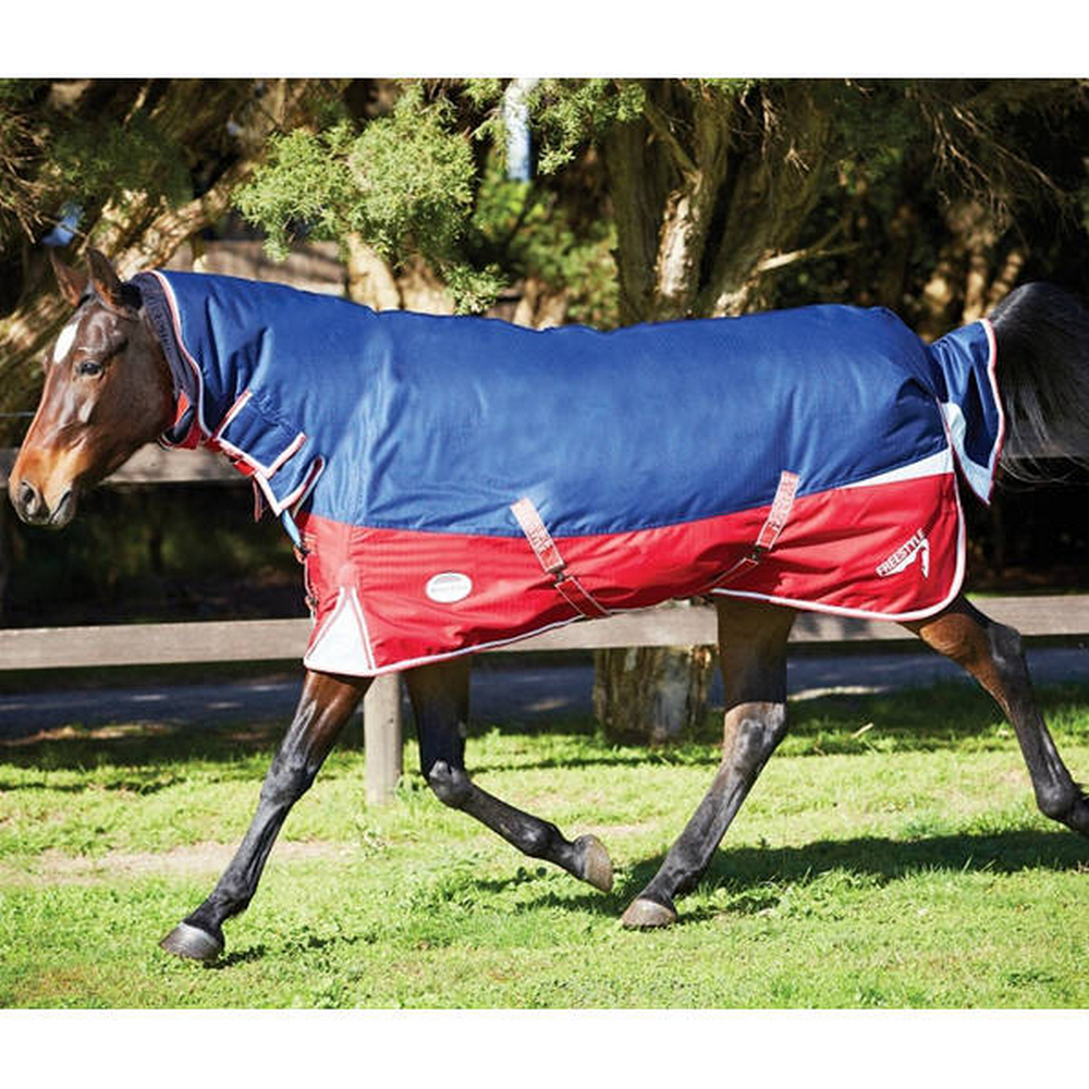 WEATHERBEETA FREESTYLE 220G MEDIUMWEIGHT MEDIUM COMBO NECK TURNOUT RUG ...
