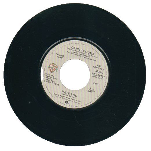 DANNY DOUMA 45 RPM Promo Record "HATE YOU" (Fleetwood Mac - Eric ...