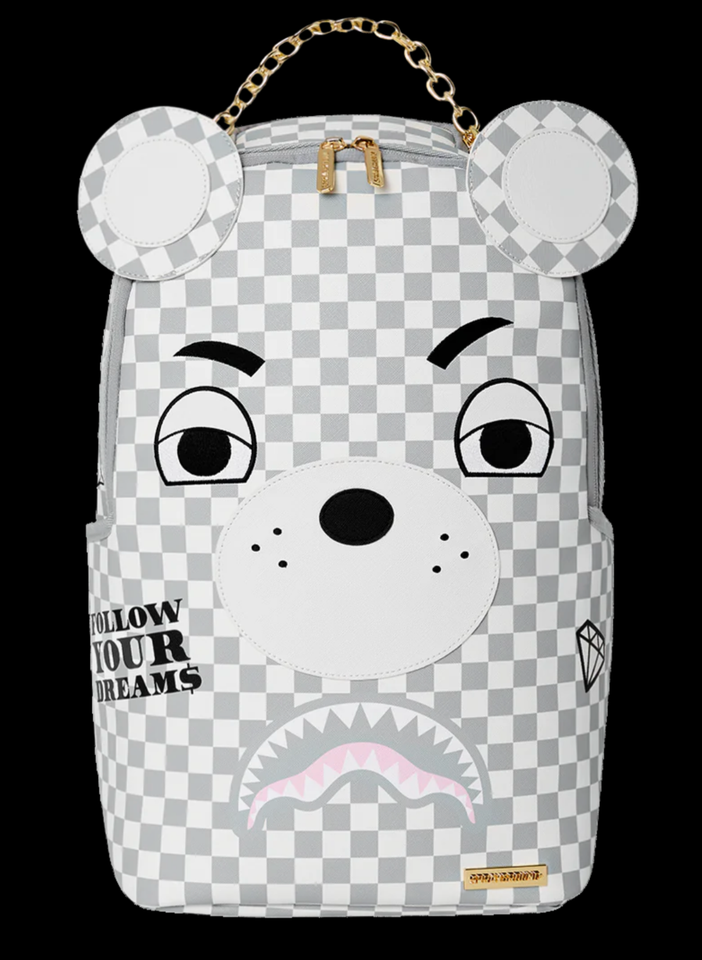SPRAYGROUND HAUTE BEAR BACKPACK - Rose Sharks in Paris Bear Bag ...