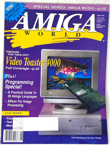 Amiga World - August 1993 - Video Toaster 4000 | eBay