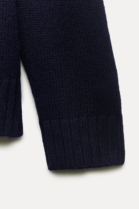 NWT ZARA BASIC 100% WOOL SWEATER 2893 L $70 | eBay