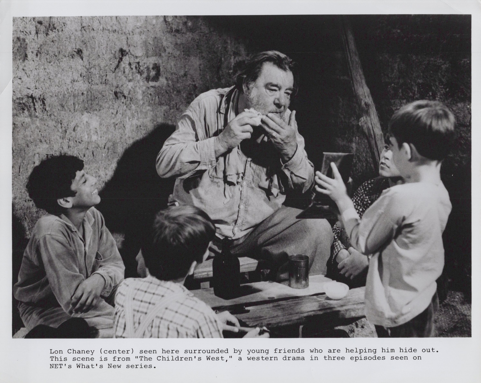PBS 1960s Lon Chaney The Children’s West NET Western Drama 10x8 Press ...