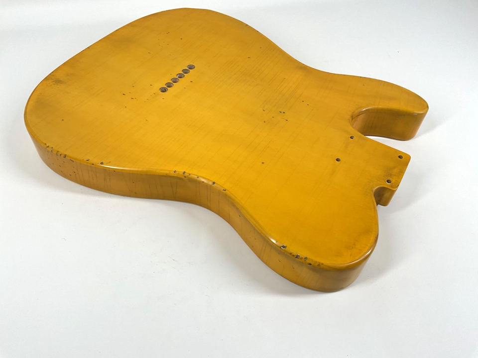 MJT Official Custom Vintage Aged Nitro Guitar Body Mark Jenny VTT Alder ...