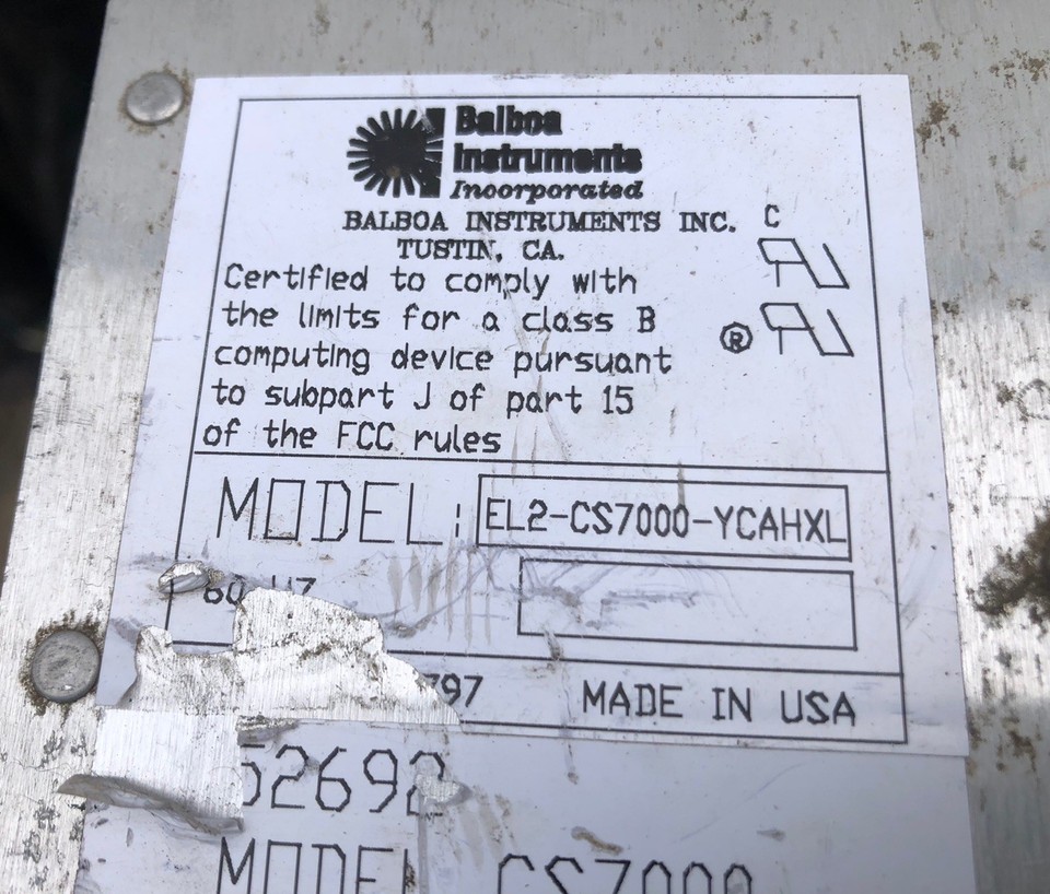 Cal Spas CS7000 Pack With Topside & Used Heater (tested) | eBay