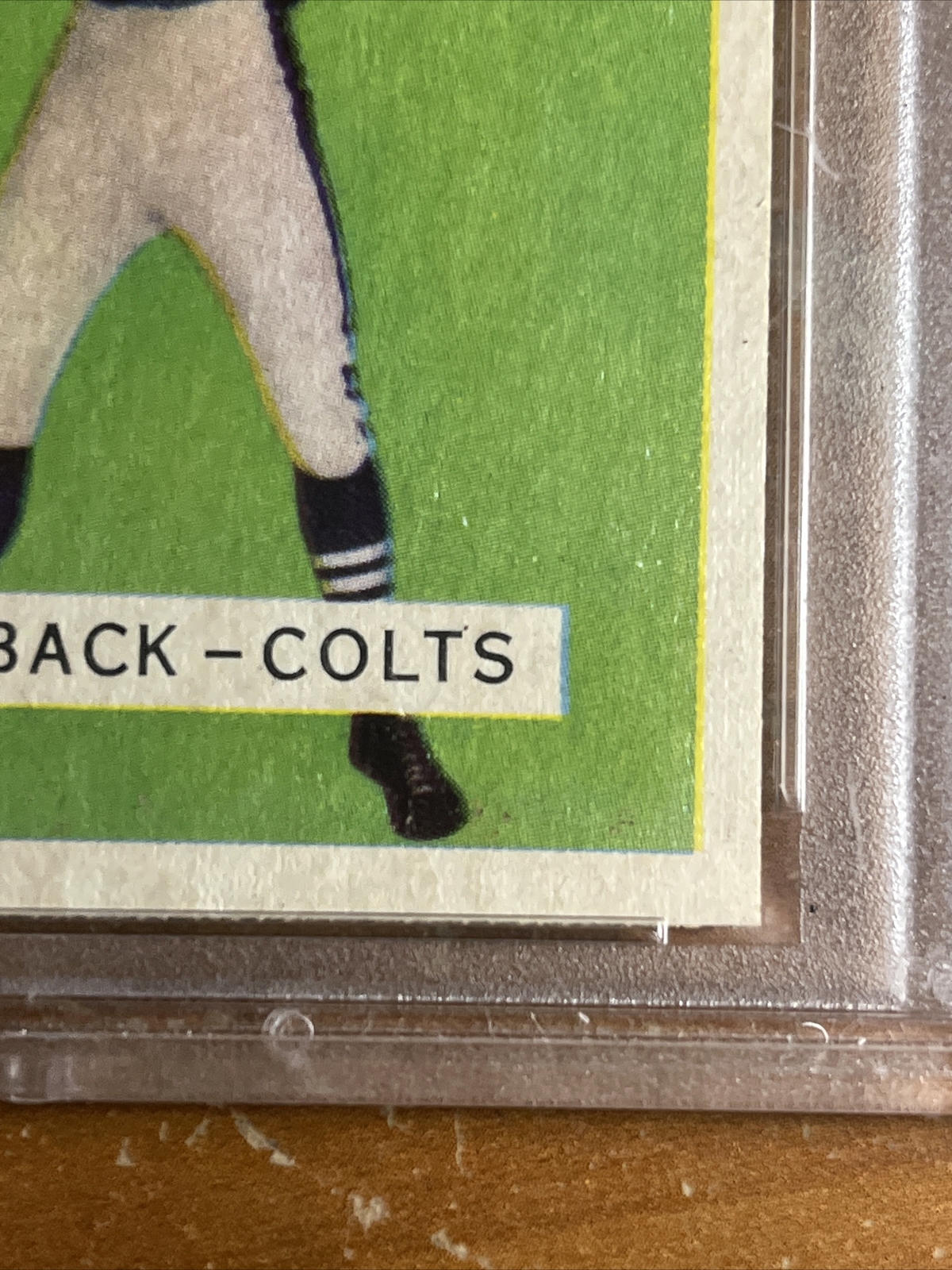 1957 Topps #138 Johnny Unitas Rookie HOF Baltimore Colts PSA 7 NM ...