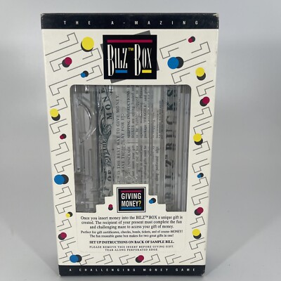 The Amazing BILZ BOX A Challenging Money Game - Novelty Puzzle for ...