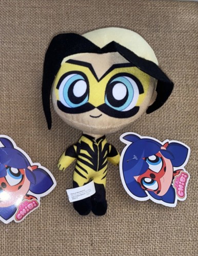NWT Miraculous Movie Zag Chibis Plush Bee Chloe Pollen Kwami HTF ...
