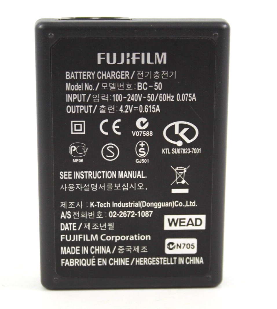 Genuine, Fujifilm BC-50 Battery Charger | eBay Australia