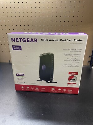 Netgear Wi-Fi Router Wireless N600 Dual Band Router WNDR3400 300+300 ...
