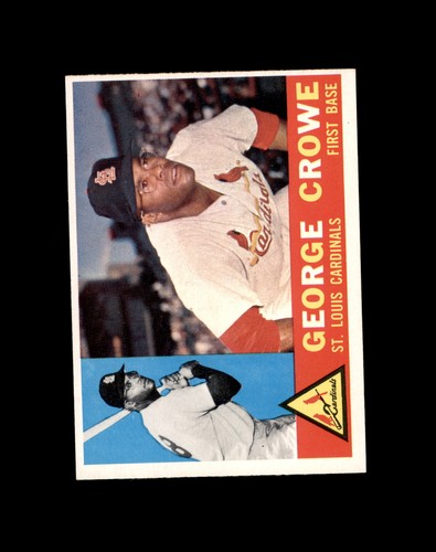 1960 Topps #419 George Crowe UER - St. Louis Cardinals NM-MT (C01) | eBay