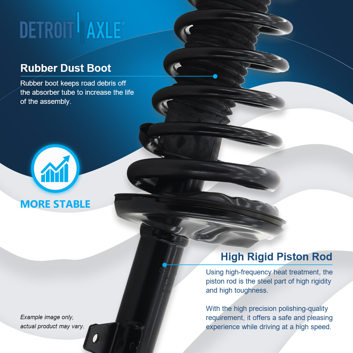 Front and Rear Struts w/ Coil Springs Assembly for 1992 1993 1994 ...