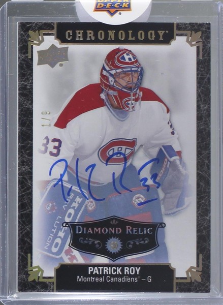 2018-19 Upper Deck Chronology - Black Diamond Relic Autographs #33 ...