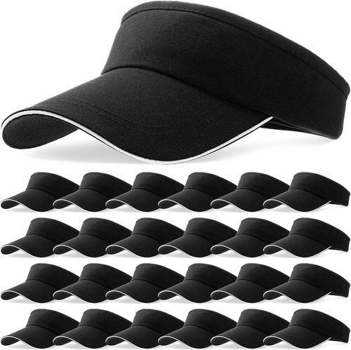 24 Pcs Sun Visor Unisex Sun Visors Hats UV Protection Sun Hat for Women ...