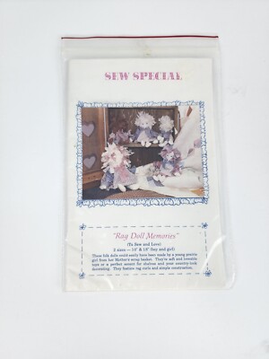 SEW SPECIAL RAD DOLL MEMORIES SEWING PATTERN SIZE 10" 18" FREE SHIPPING | eBay