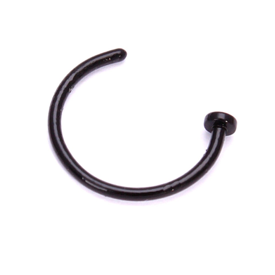 2PCS Nose Ring Surgical Steel Nose Rings Hoop Lip Nose Rings Studs Thin ...