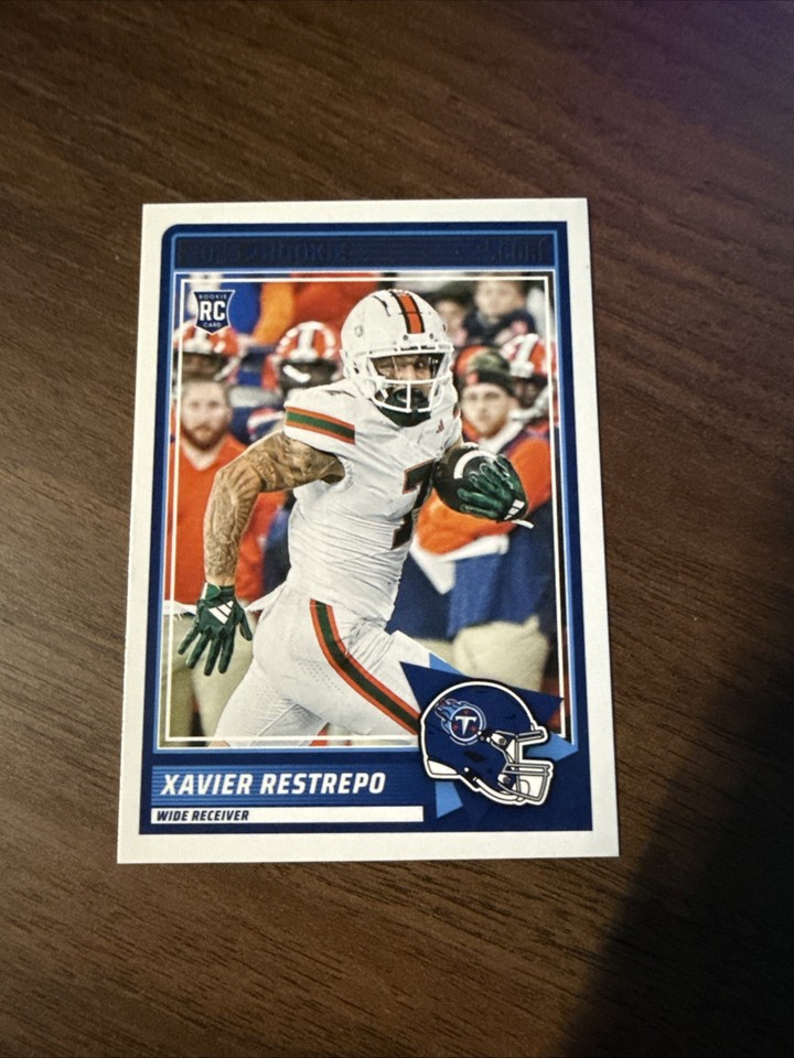 Xavier Restrepo | 2025 Score Football #5 Rookie (RC) RED🔴 SP & Base ...