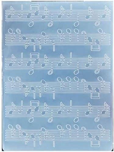 Musical Note Sheet Music Plastic Embossing Folders for Card Making ...