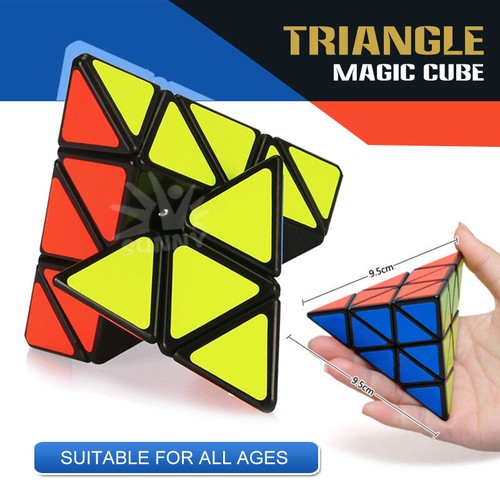 Pyramid Speed Cube 3x3 Triangle Magic Cube Puzzle Black | eBay Australia