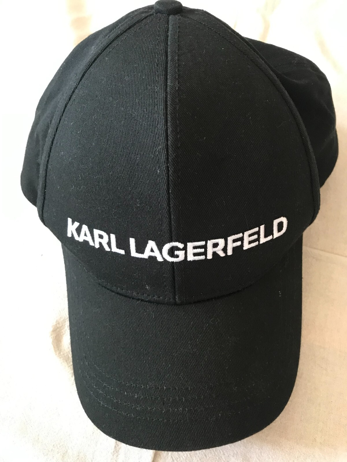 KARL LAGERFELD BASEBALL HAT CAP CLASSIC BLACK ONE SIZE | eBay