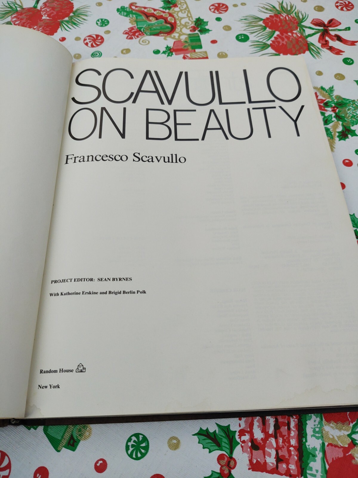 Vintage 1976 SCAVULLO ON BEAUTY HARD COVERED BOOK | eBay