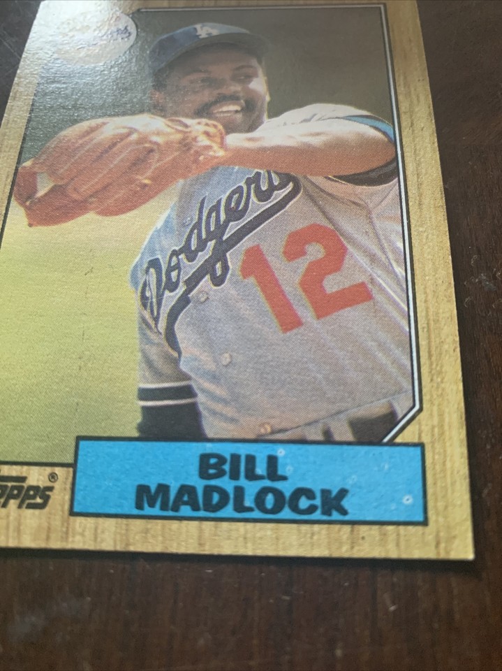 1987 Topps - #734 Bill Madlock ERROR MISPRINT!!!!! 1/1 | eBay
