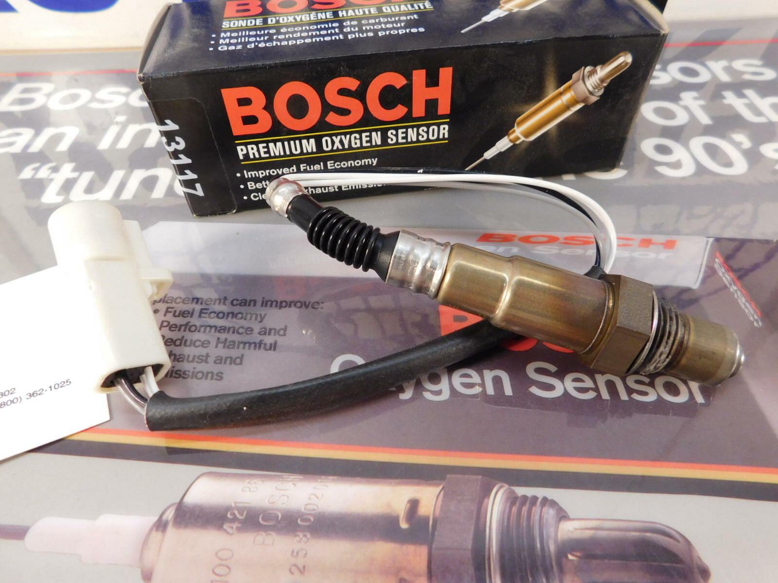 Oxygen Sensor Genuine Bosch 13117 for Ford | eBay