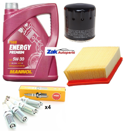 Service Kit Ford Fiesta 1.2, 1.4, 1.6, 1.8 Petrol MK7 Service Kit 5w-30 ...
