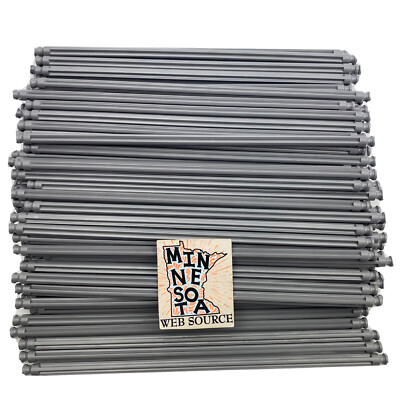 (50) K’NEX 7‑1/2" (7.50") Long Dark Gray Rods – NEW OEM NOS – Standard ...